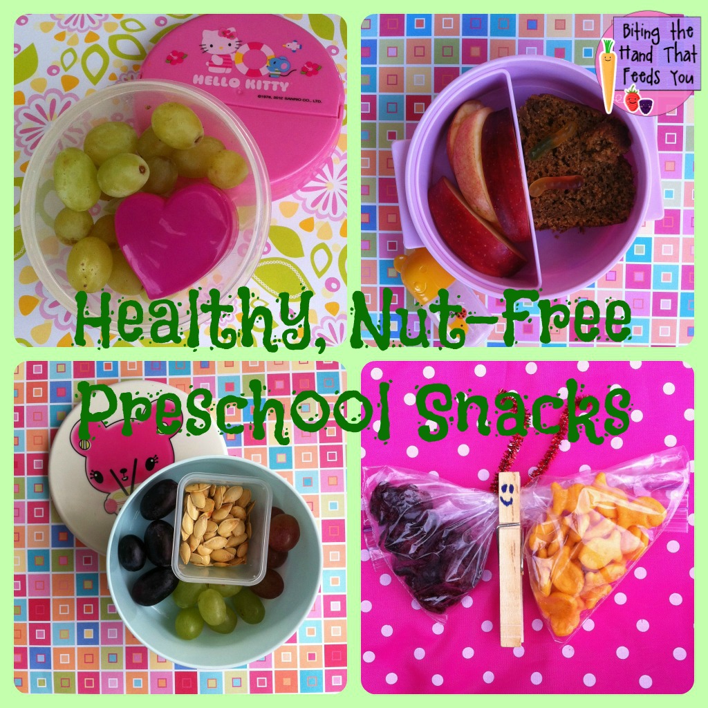 Biting The Hand That Feeds You: Preschool Snacks, Week 1, November 2012