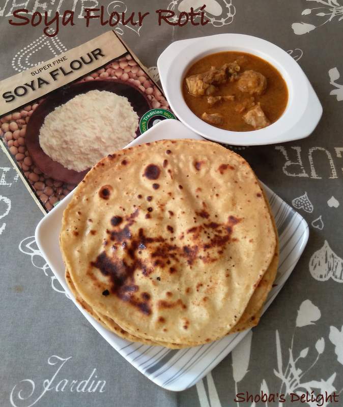 Shoba's Delight: Soya Flour Roti