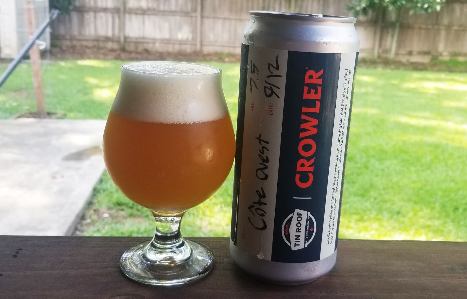 Bite and Booze: Feature Beer Friday: Tin Roof's Côte Ouest IPA