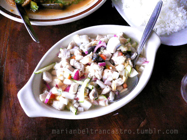 Kusina Ni Maryanang Garapones: Kinilaw Mixed Seafoods