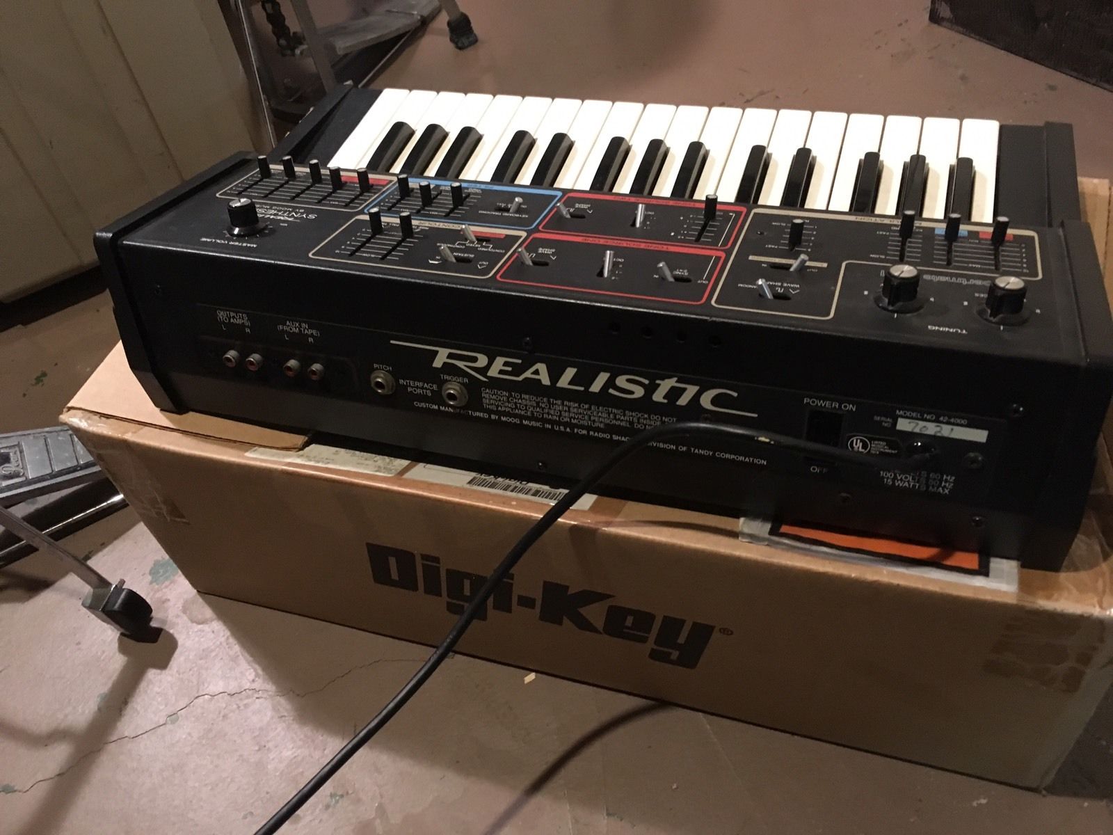 MATRIXSYNTH: Realistic Concertmate MG-1 Synthesizer by Moog Music SN 7021