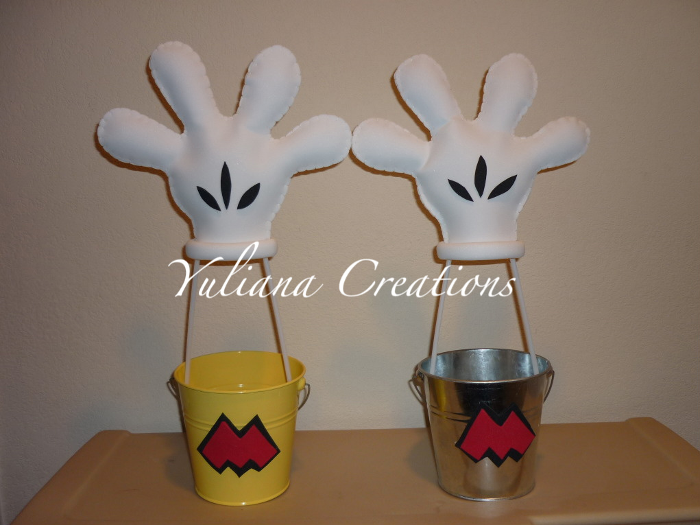 Como hacer un guante de Mickey Mouse - Imagui