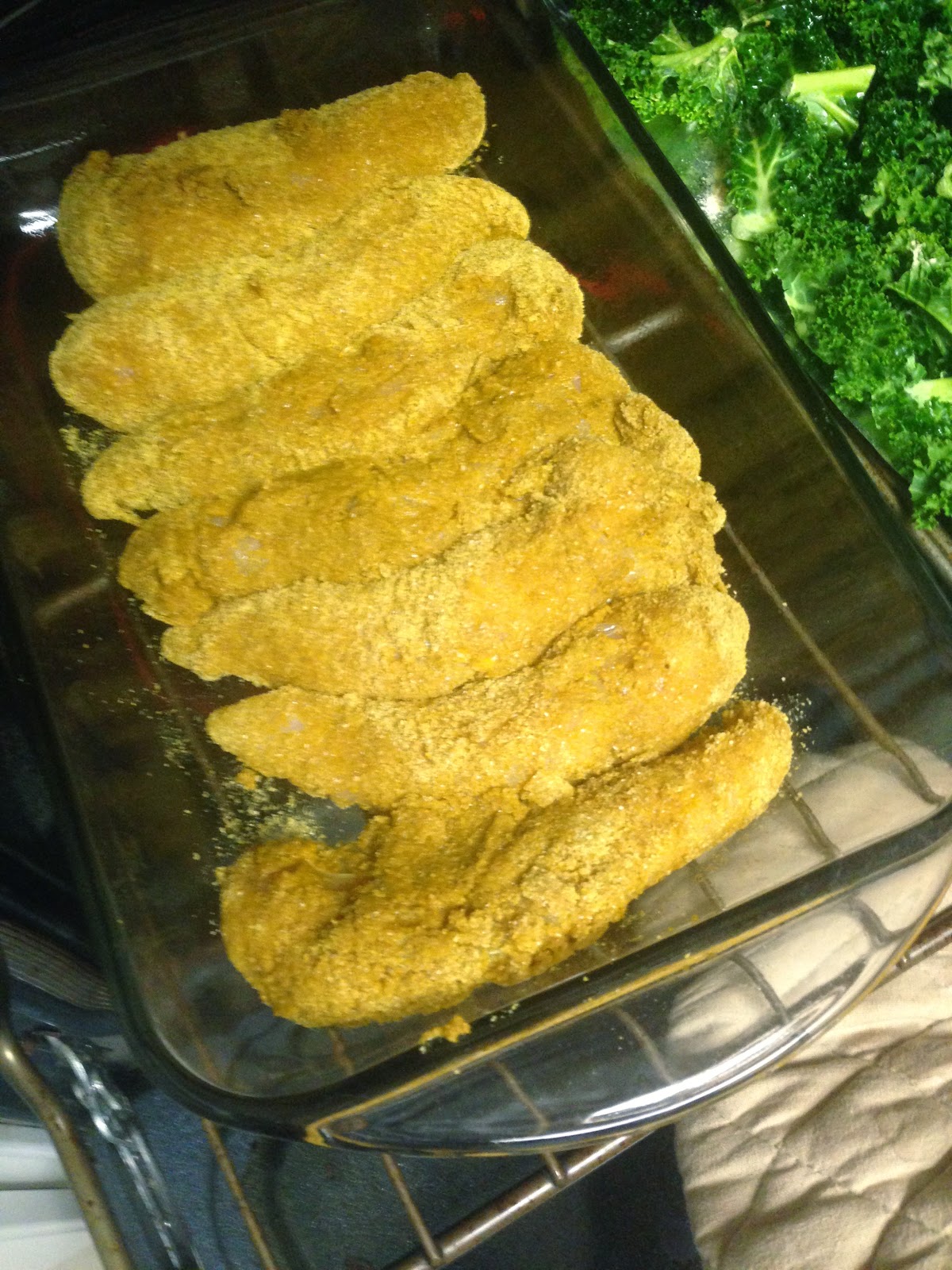 Real Housewife of Knoxville: Flax Seed "Breaded" Chicken Tenders