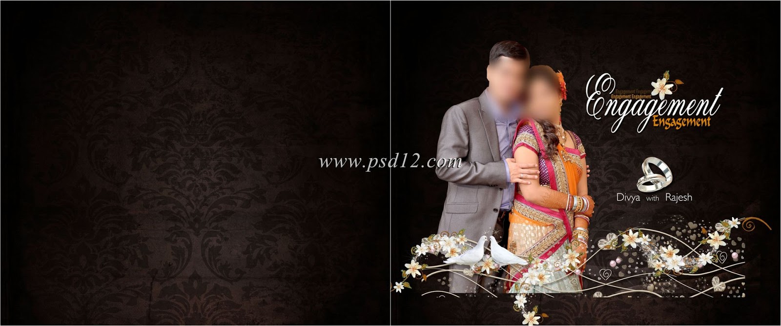 50+ Best Modern Wedding Album Cover PSD Designs & Templates - PSD12