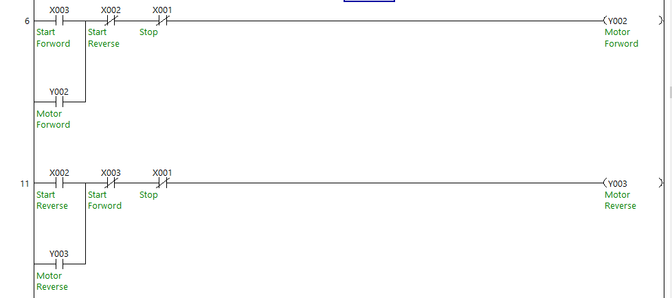 MOTOR Control System by PLC