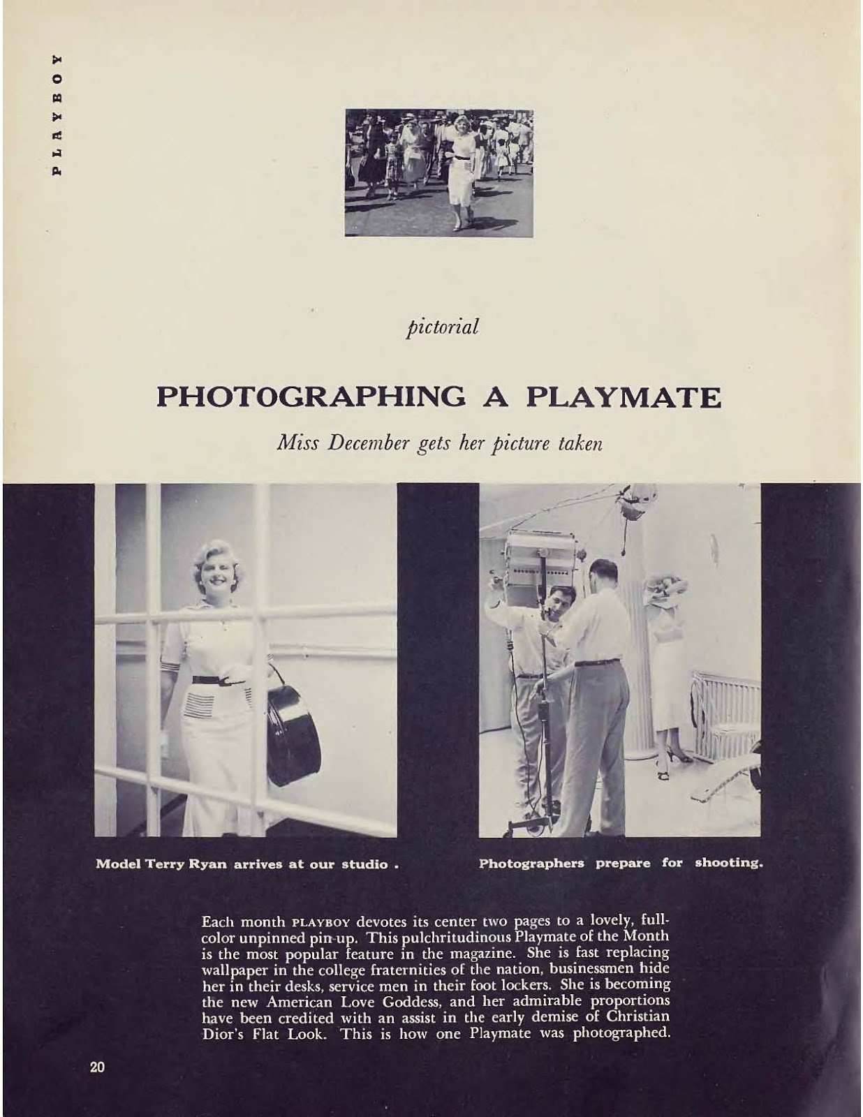 Dont Publish Me: Terry Ryan - Playboy USA - Dec 1954