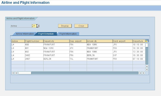 SAP ABAP 4 Tutorial: Table Controls in Tab Strip