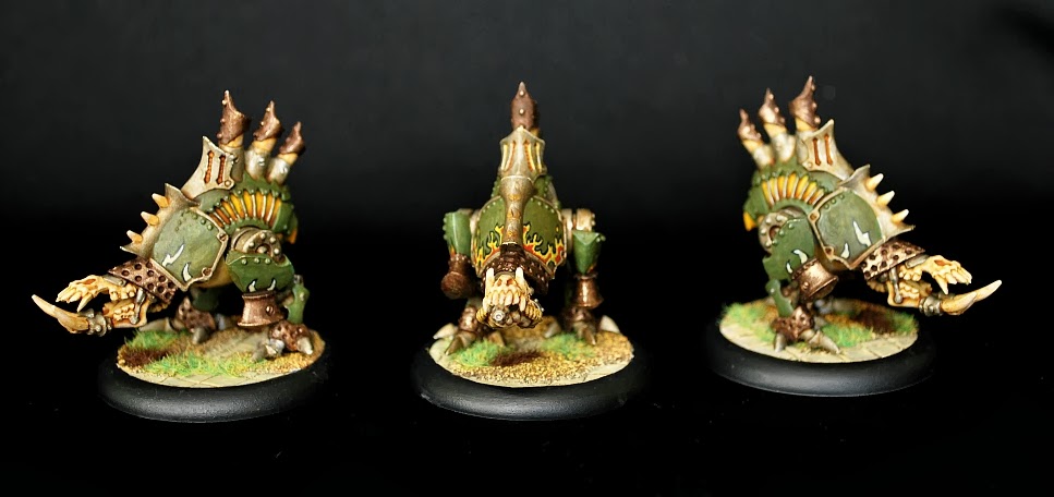 KRYPTA KRÓLÓW: Warmachine Cryx Deathripper & Defiler Bonejacks