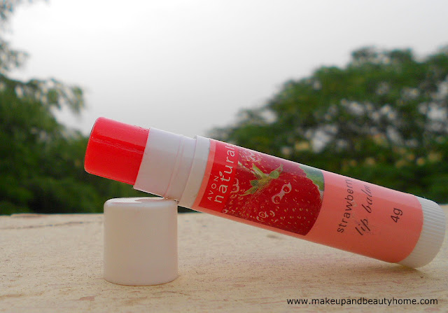 Avon Naturals Strawberry Lip Balm Review and Swatches