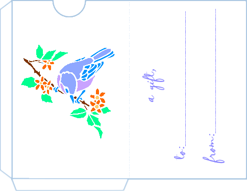 Make it with Paper: Free Printable Craft - Gift Card Sleeve