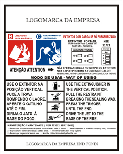 Extintores de Incêndio: Rótulos de Extintores de Incêndio