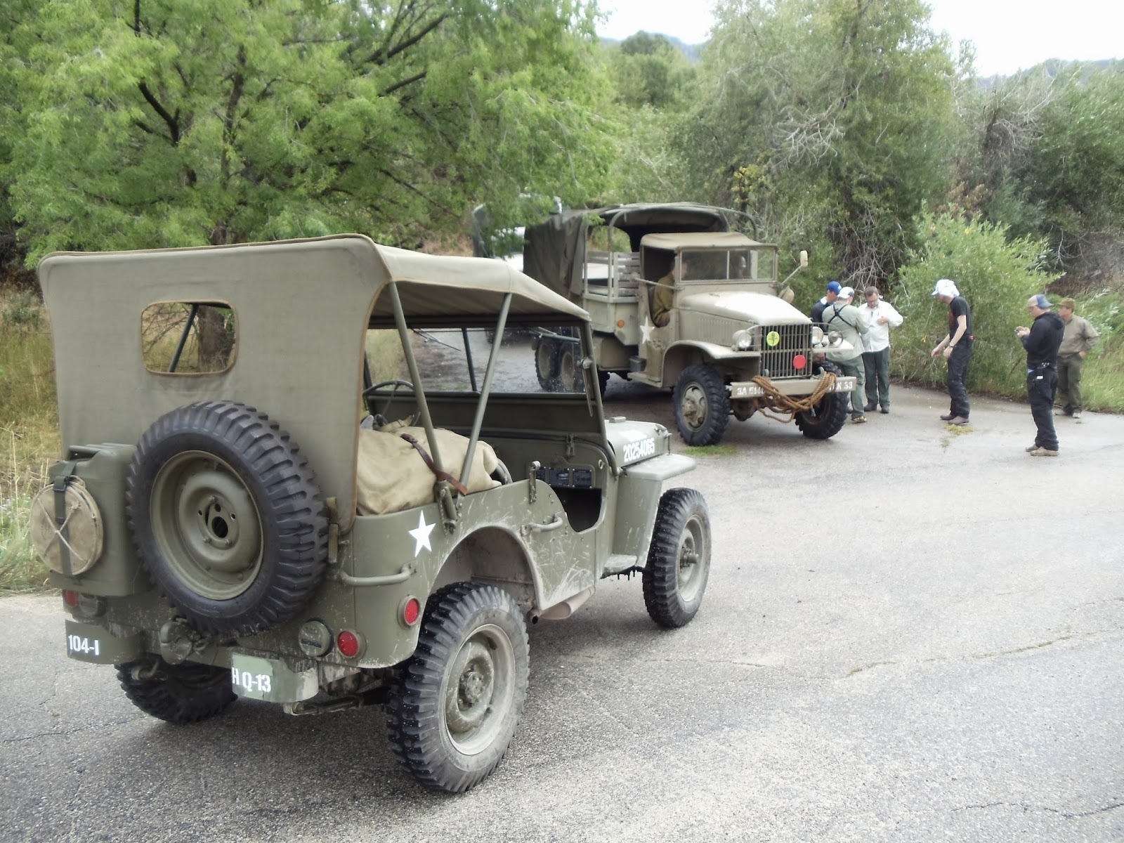 1943 Willys MB Jeep Restoration Project: On the film set