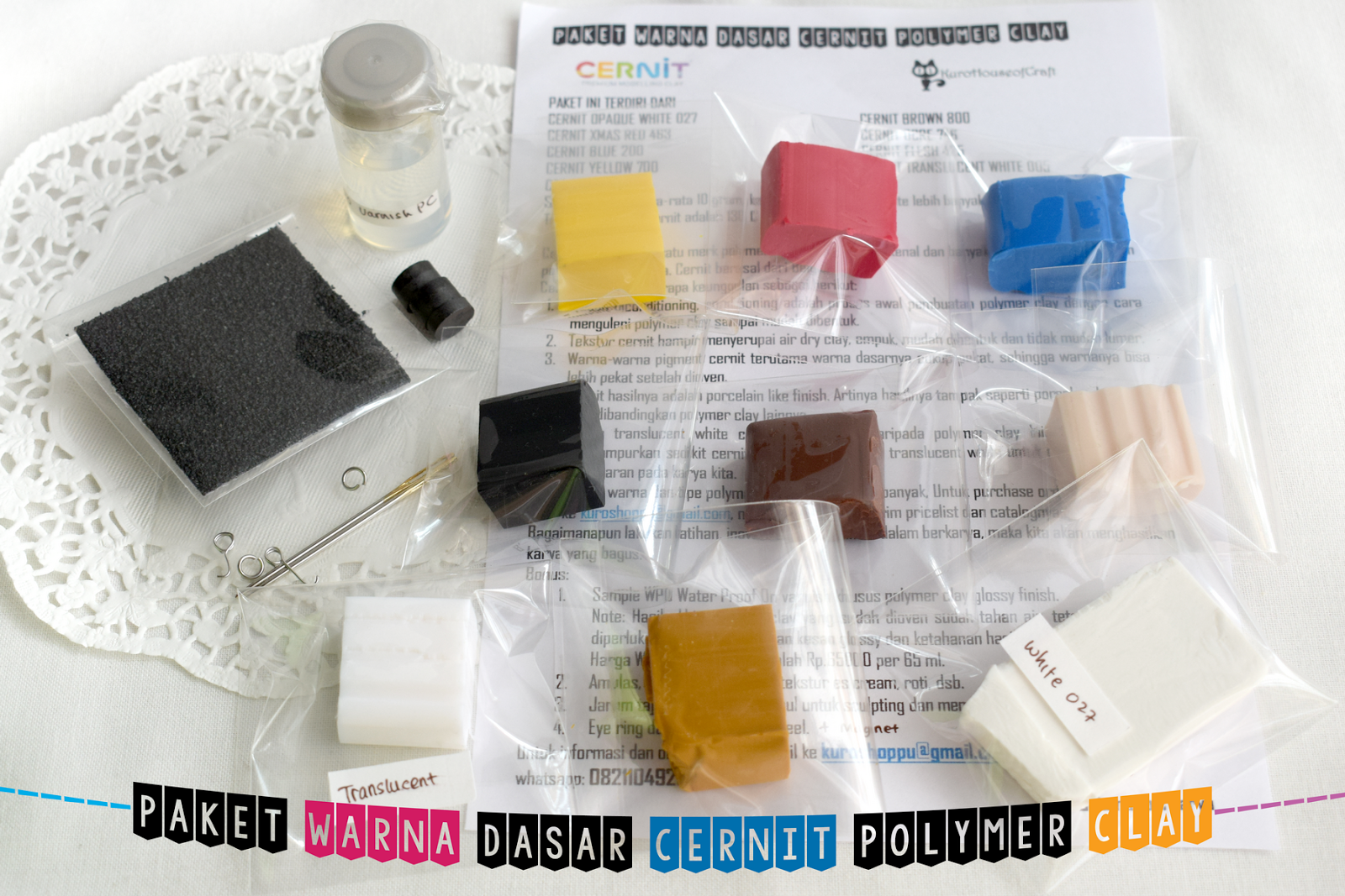 KuroHouse of Craft: Polymer Clay Cernit adalah