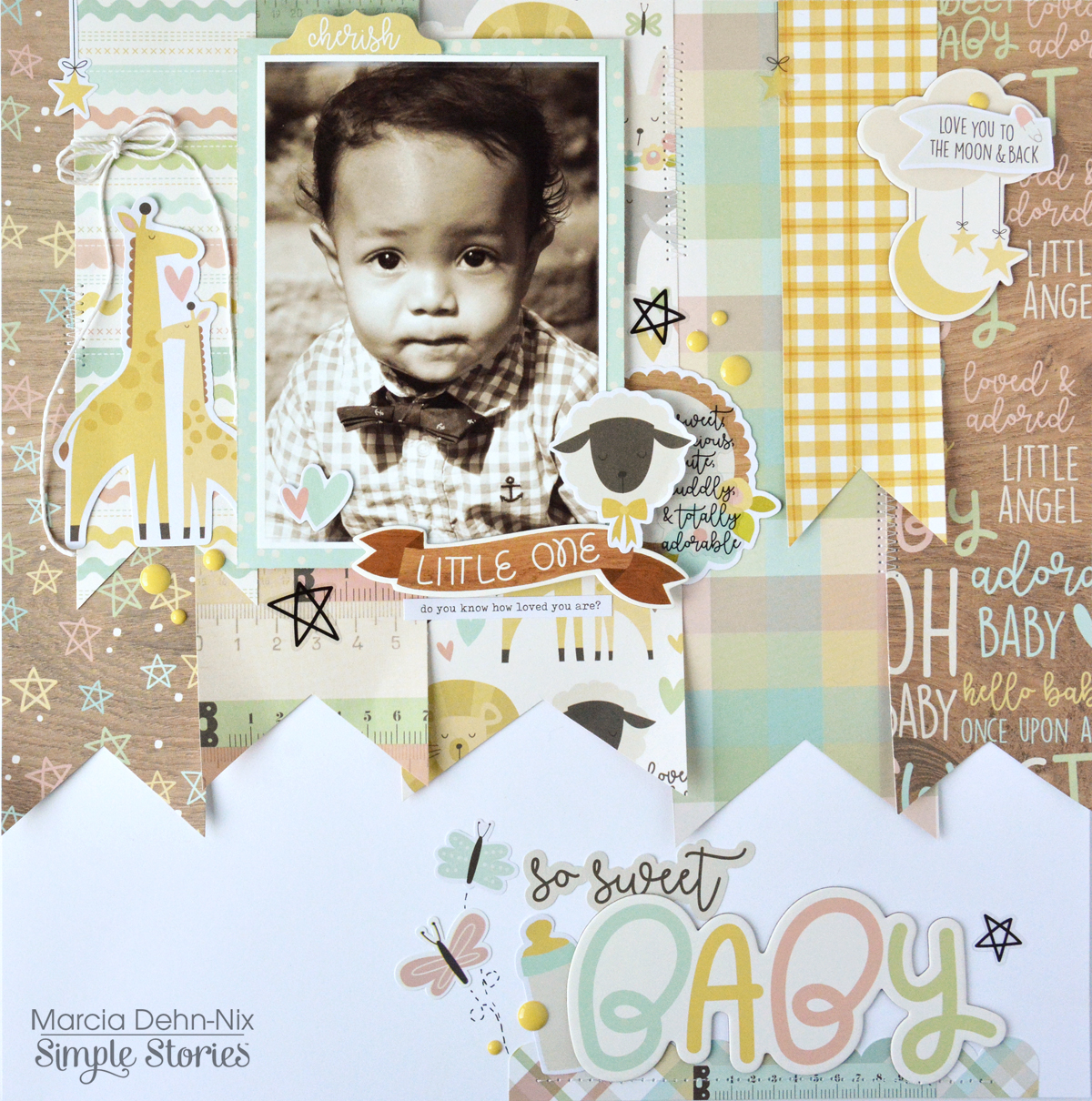One Scrap at a Time: So Sweet Baby - Simple Stories