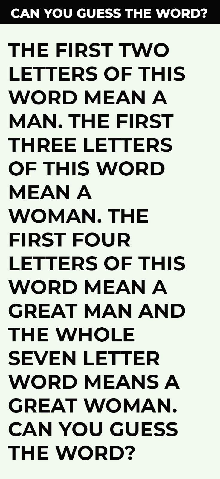 Can you guess the Word?