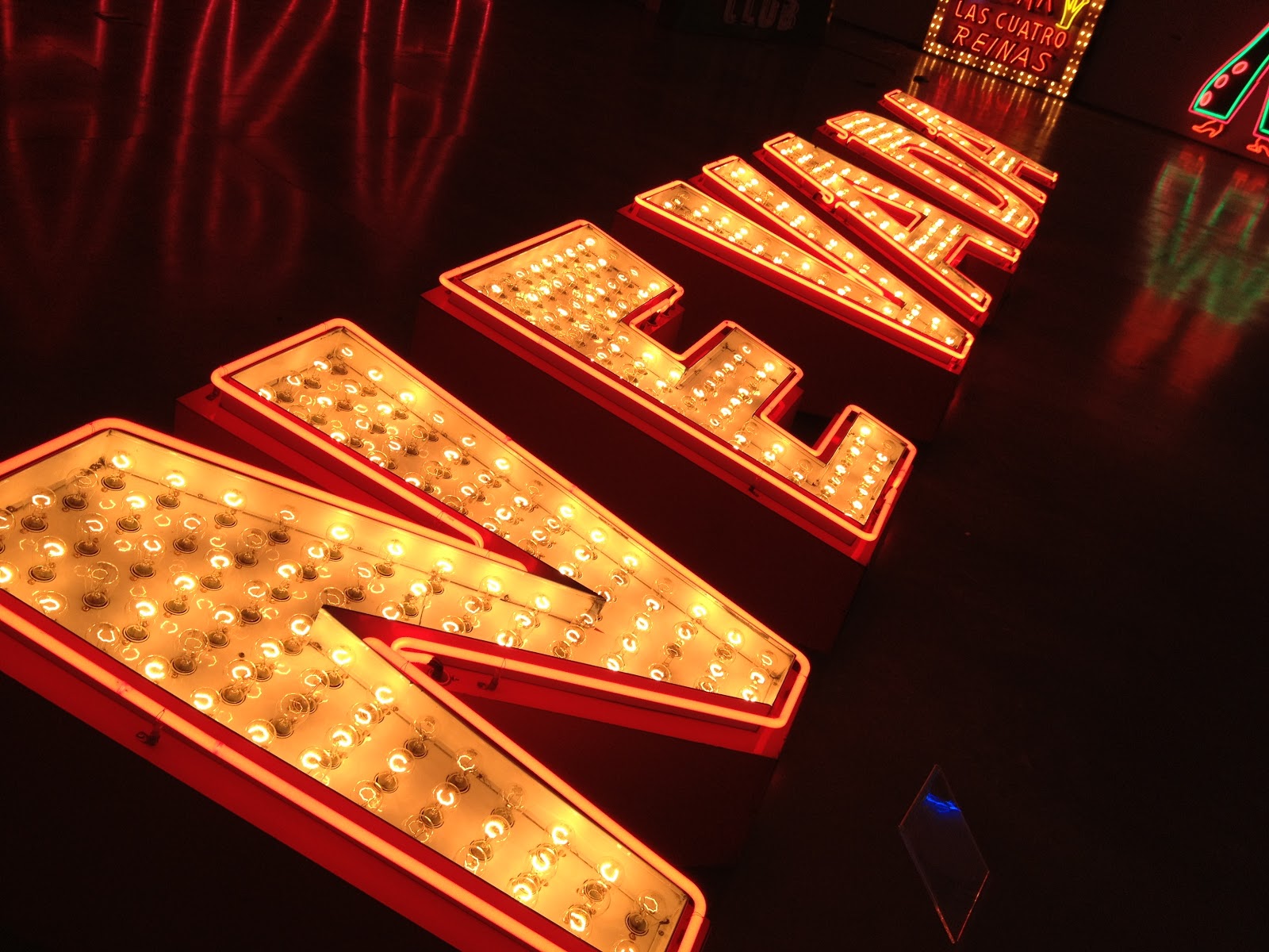 NMA Docent Depot: The Light Circus: Art of Nevada Neon Signs Tour Blueprint