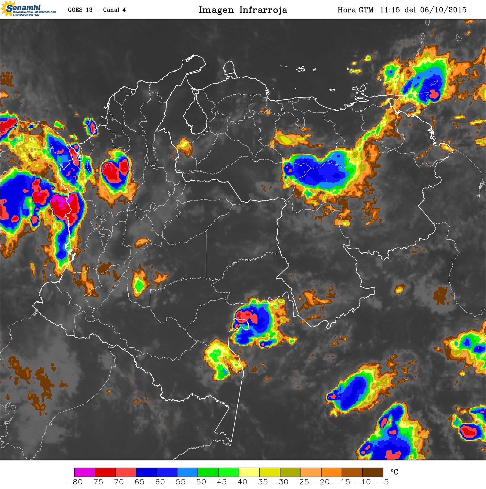 El tiempo meteorológico en Venezuela: Previsión meteorológica para ...