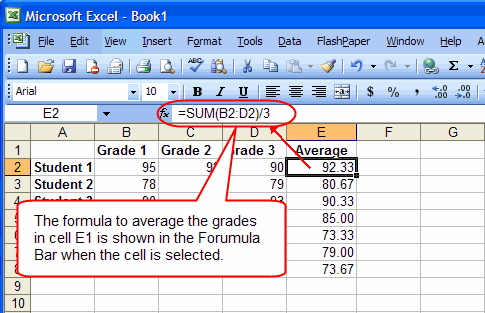 MICROSOFT EXCEL: FORMULAS BASICAS DE EXCEL