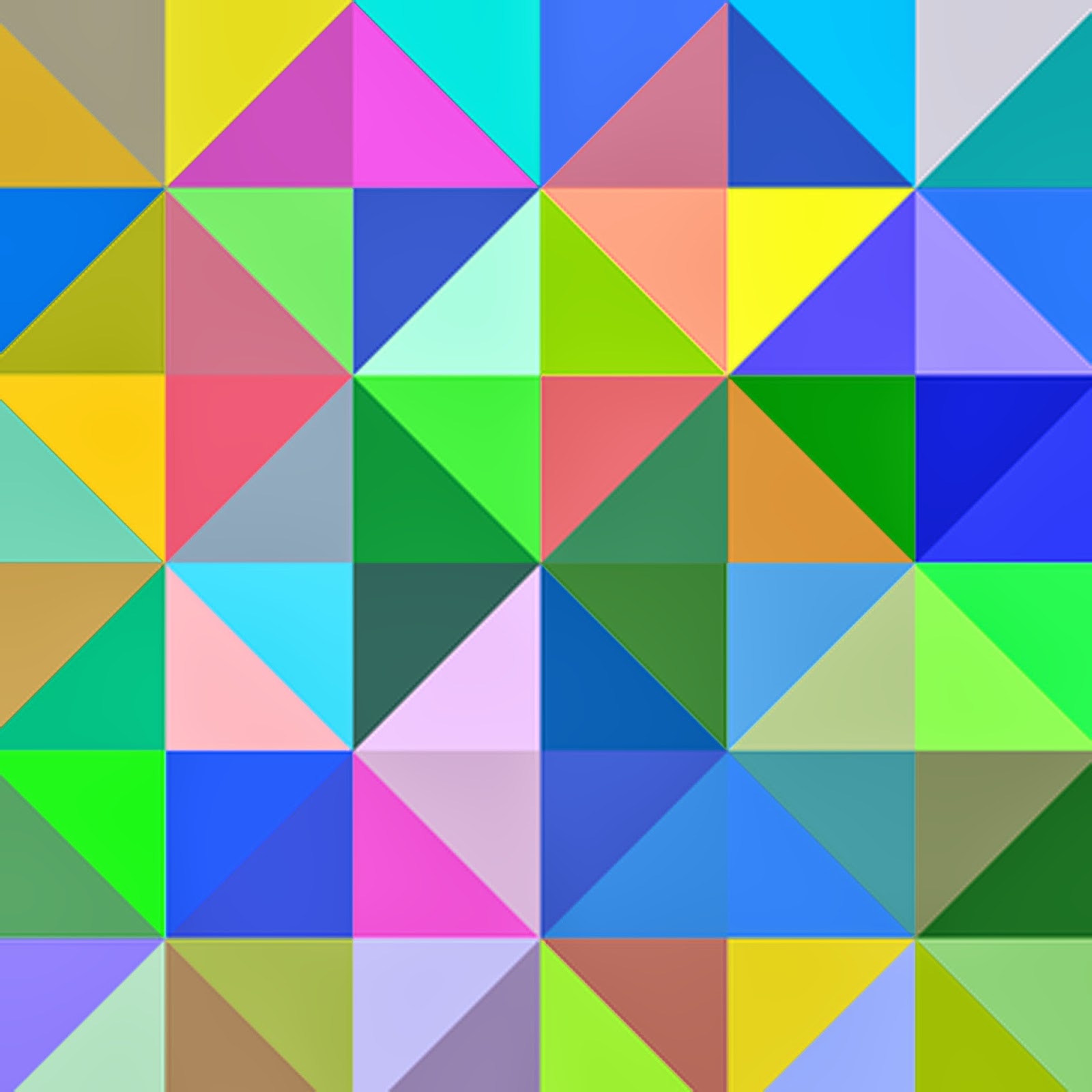 Colorful Triangles Geometric Freebies!