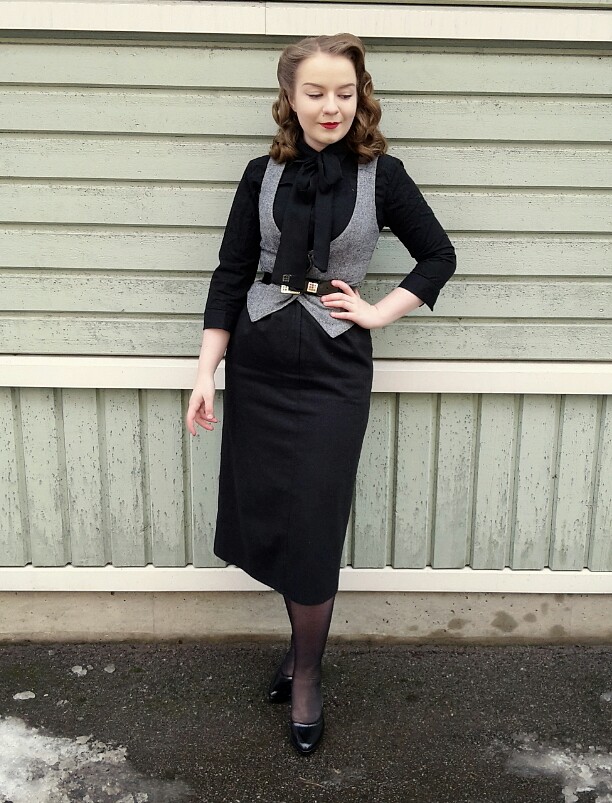 Miss Liida Inez: OOTD: 50s secretary