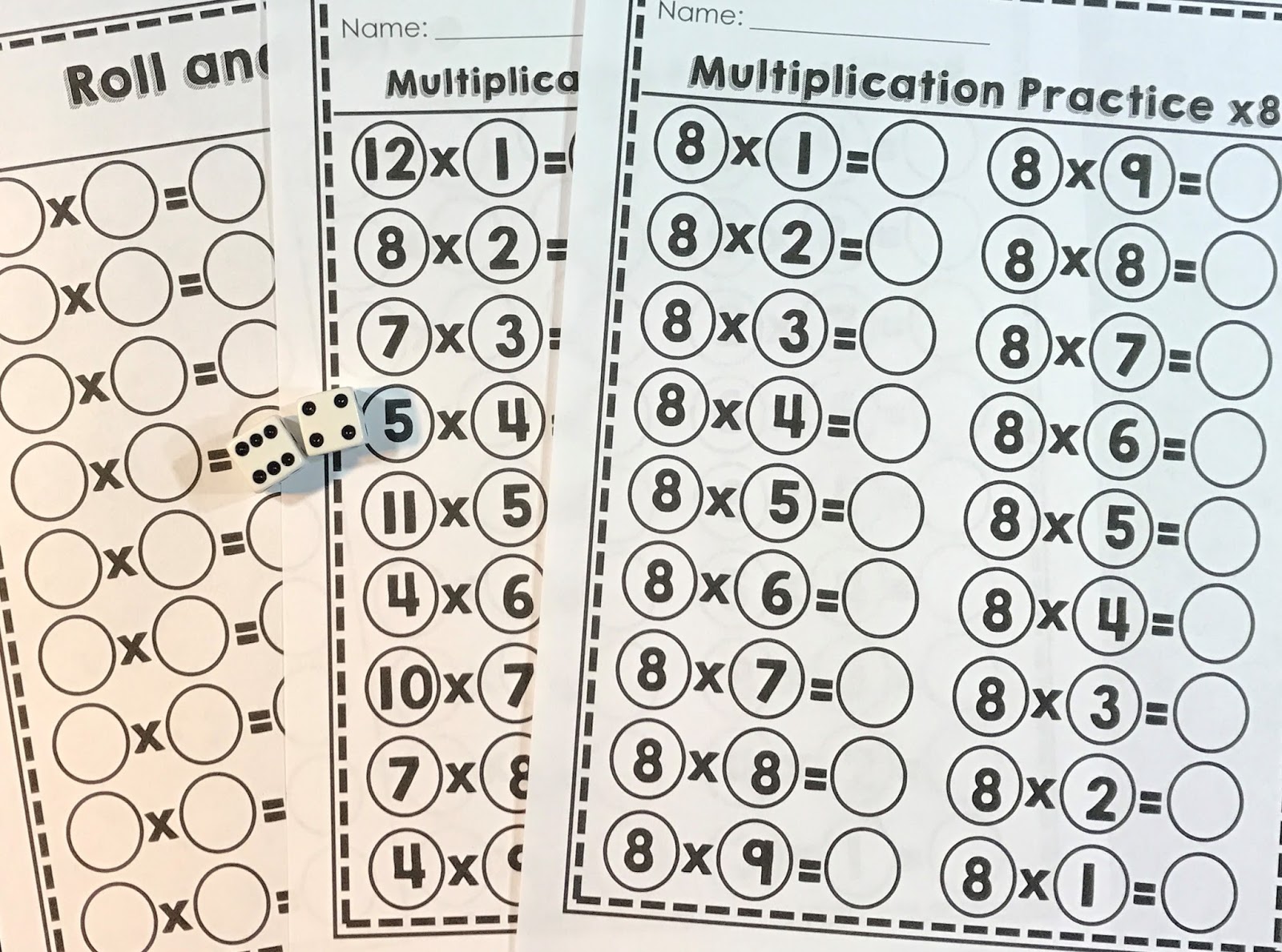 Multiplication Fact Practice