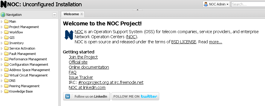 Noc-Project-Ru: NOC. Первые шаги. Пытаемся настроить.