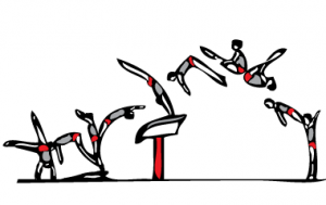 Saltos Gimnásticos : Salto en potro "Masculino"