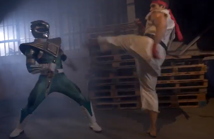 GREEN RANGER vs RYU - Super Power Beat Down! | Underground Kulture