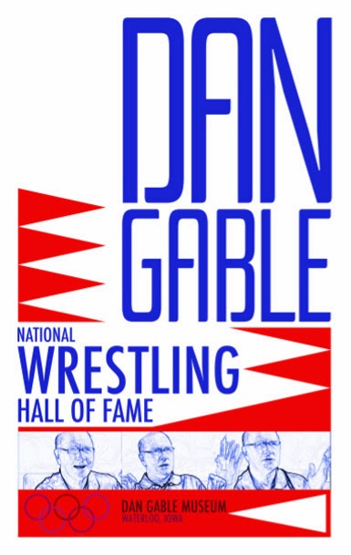 The Poetry of Sight: Dan Gable Poster | Dana Potter