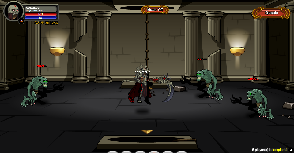 AQW News Brasil: Tutorial: Temple of DoomWood