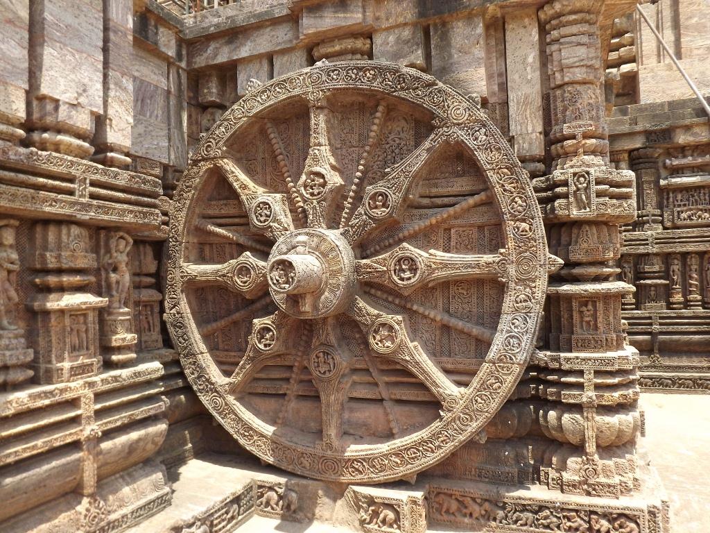 Time Calculation by Wheel of Sun Temple