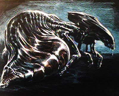 Alien Explorations: Aliens: Jim Cameron's Preproduction Alien Queen Art