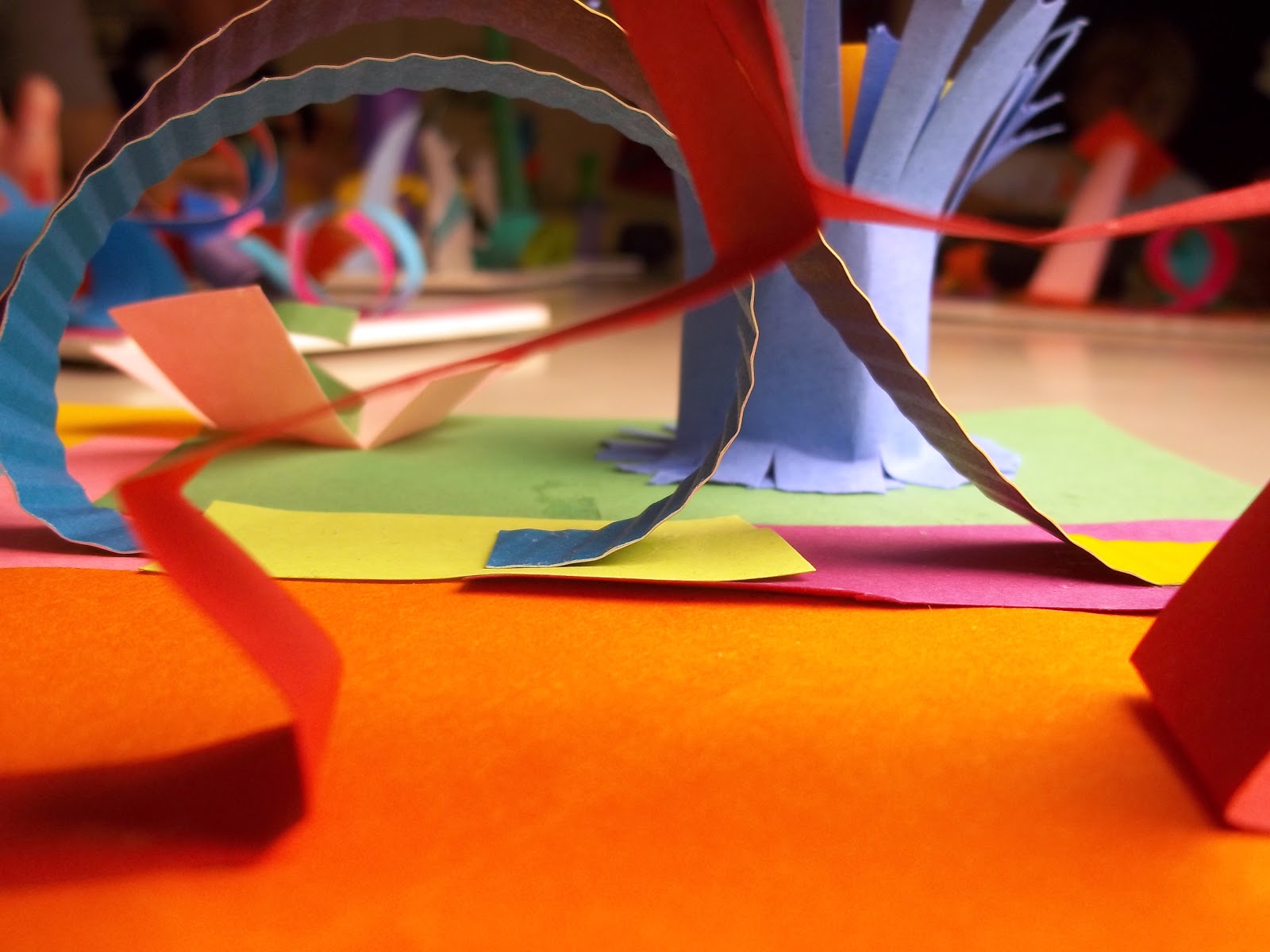 Monument Valley Regional Middle School Art Class: Paper Sculptures 5th ...