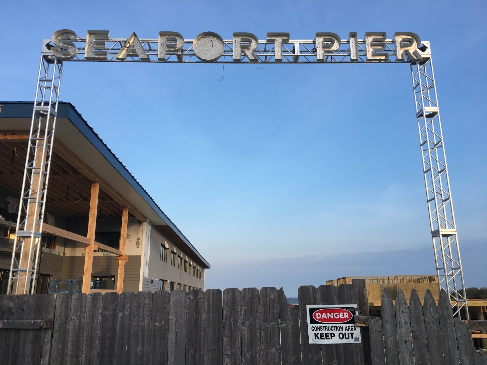 Wildwood 365: Seaport Pier signage goes up, pool takes shape