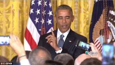 Obama shuts down heckler who tried to interrupt him during speech at ...