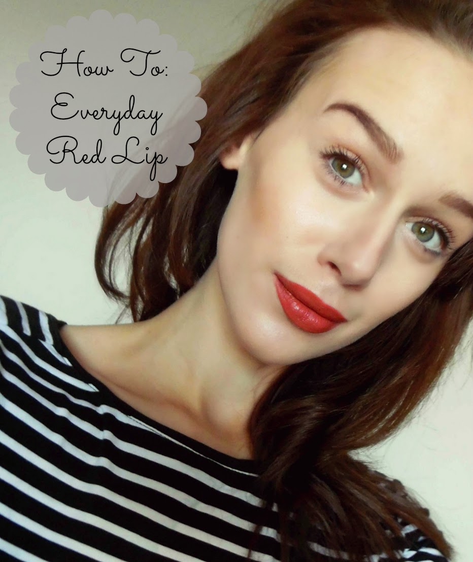 How To Style An Everyday Red Lip | Getting to Nomi