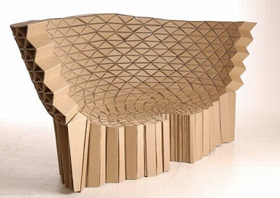 Upcycle Us: Furnitures made with carton boxes