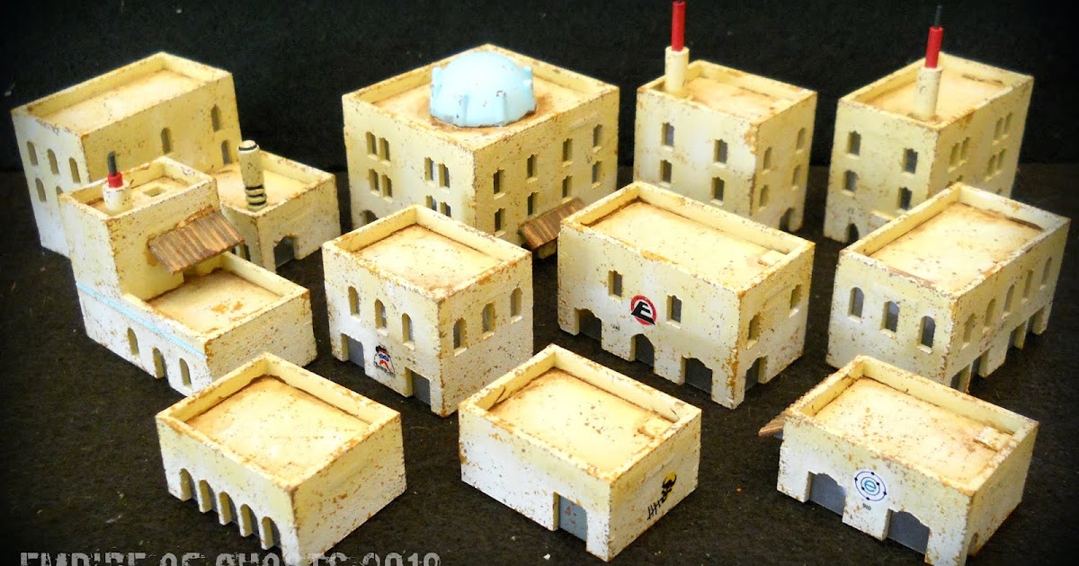 Empire of Ghosts: 6mm Sci-Fi Buildings
