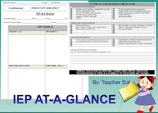 FUNSHINE: 5 Free Special Education Charts