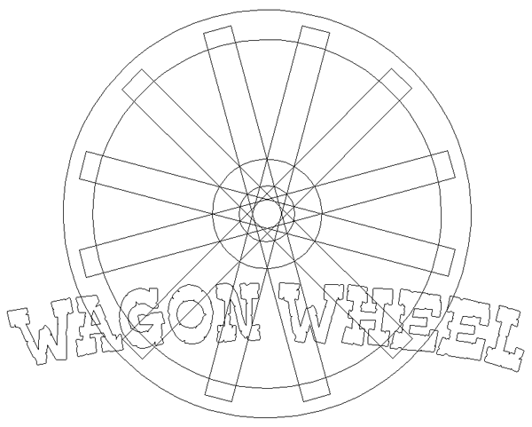 Wagon wheel vectors - Precision Board