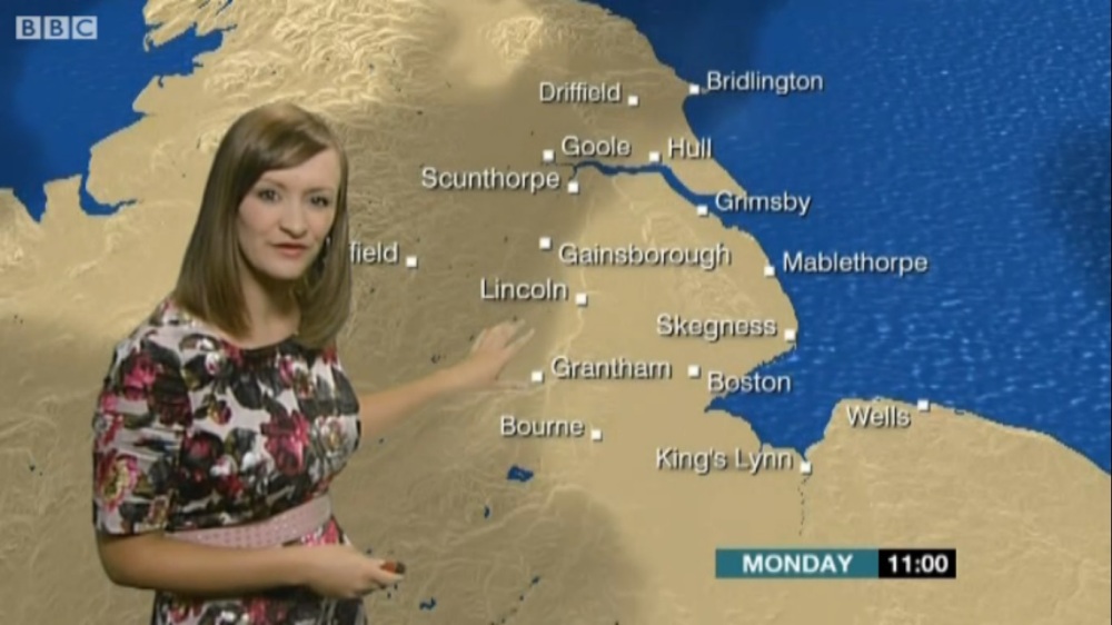 UK Regional News Caps: Jennifer Bartram - BBC Look North Weather