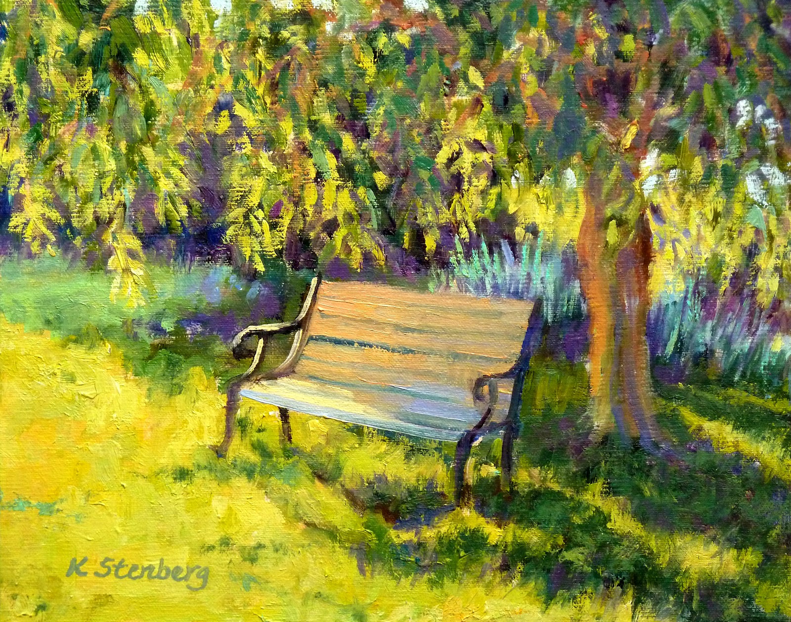 Willow Tree Oil Painting