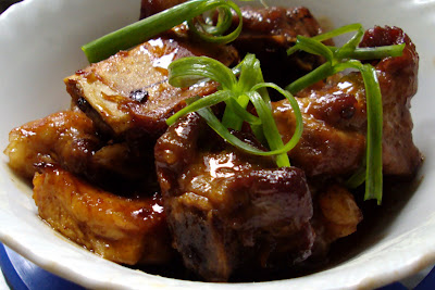 Pork Ribs in Plum Sauce
