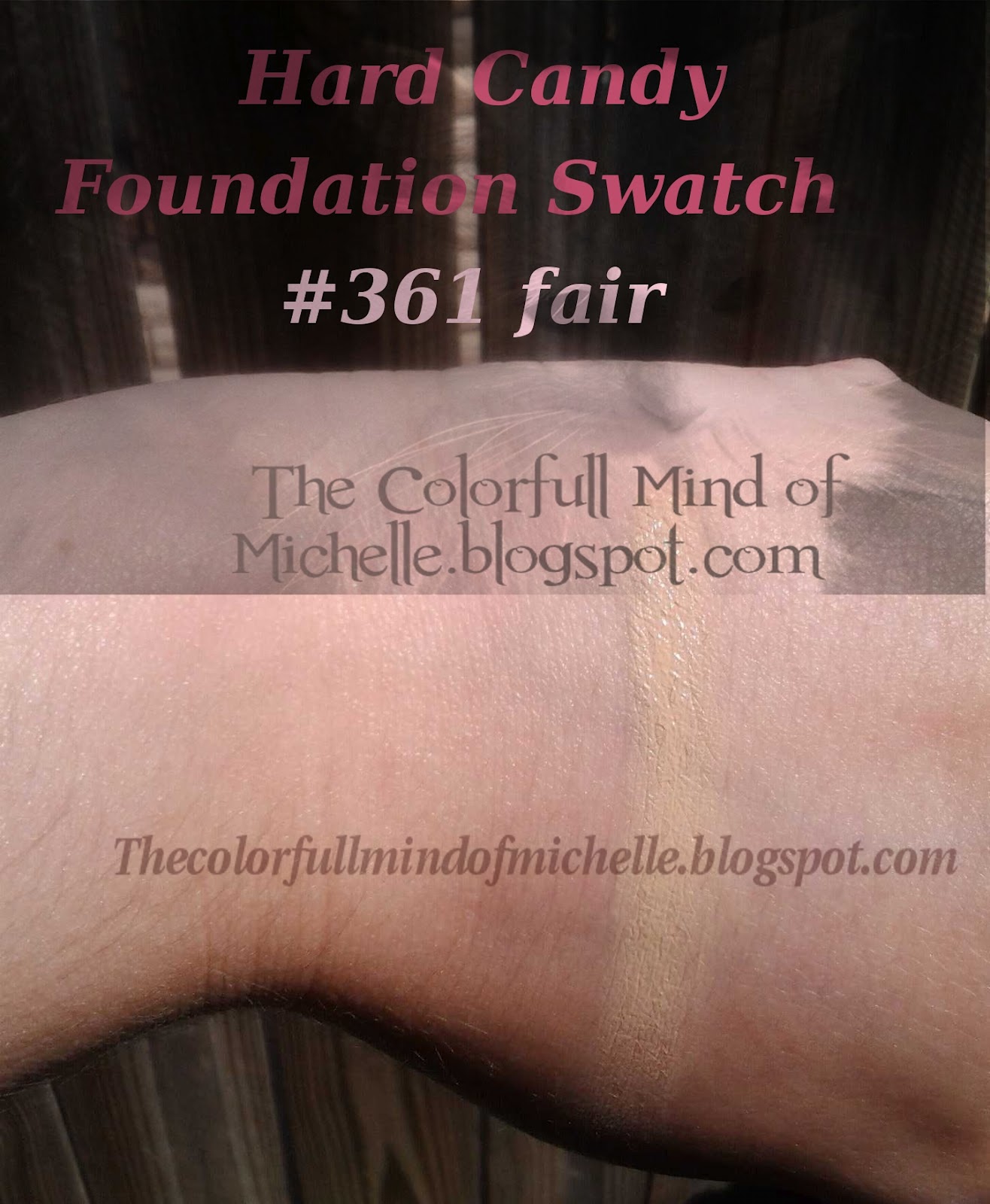 Mind of Michelle: Hard Candy Just face It foundation-review *picture heavy*