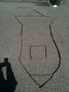 An outdoor shape activity with sticks | Creative STAR Learning | I'm a ...