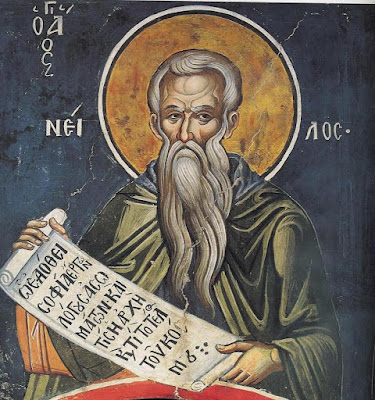 ORTHODOX CHRISTIANITY THEN AND NOW: Saint Nilus the Ascetic of Mount Sinai