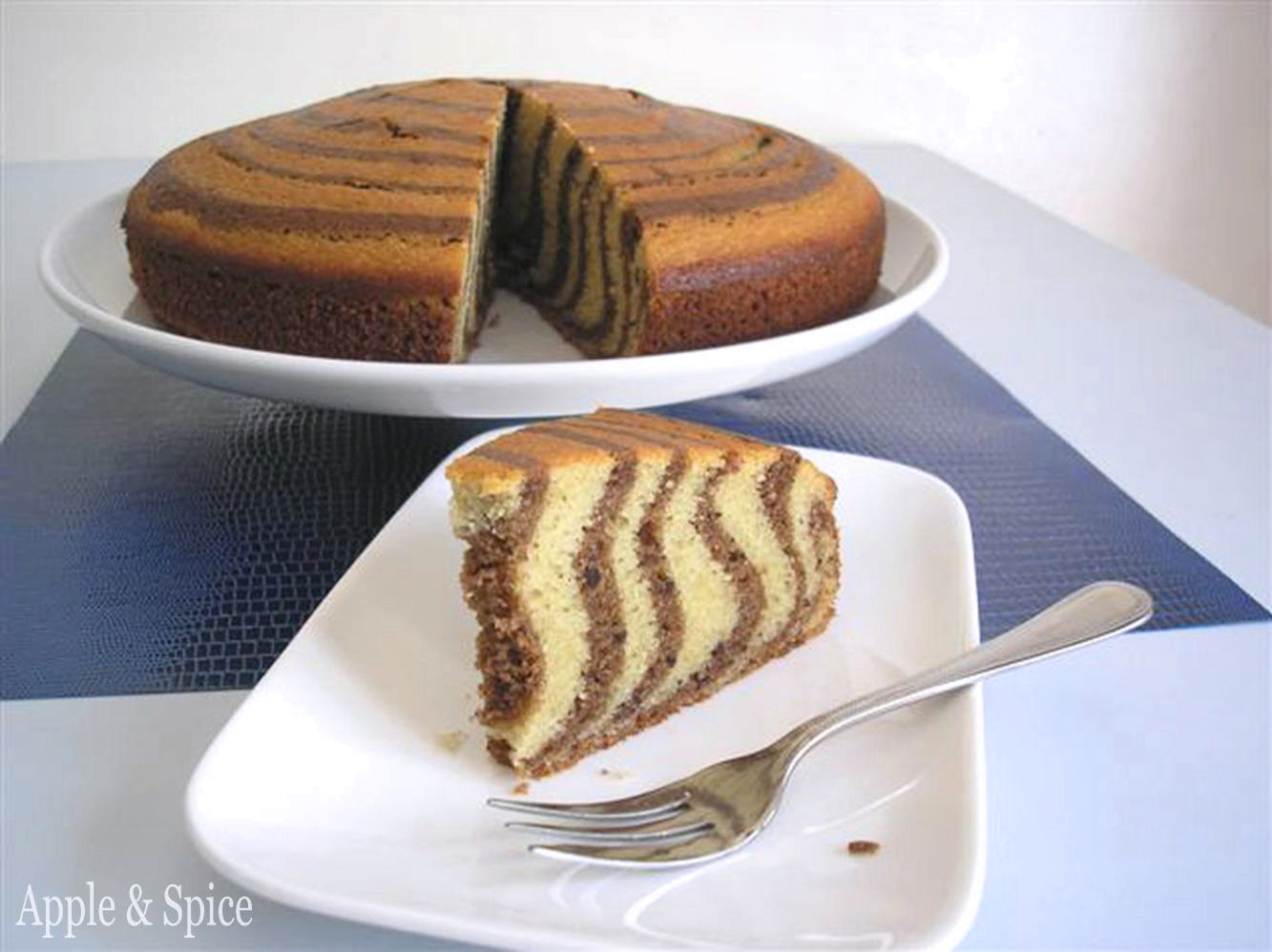Apple & Spice: The Cake Slice July 2011: Zebra Cake