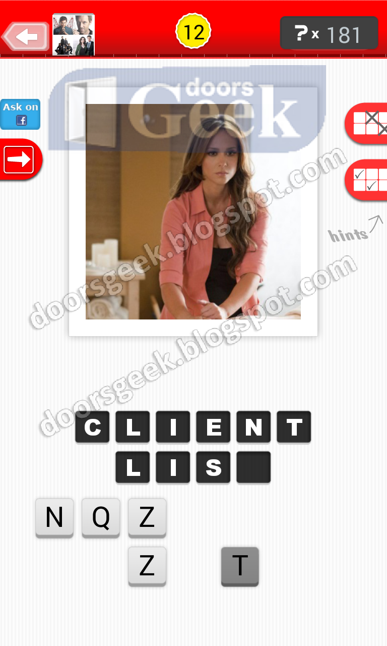 Guess the TV Show - Level 14-12 Answer ~ Doors Geek