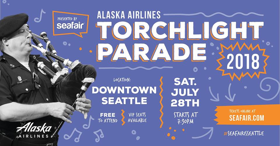 Shoreline Area News: Seafair Torchlight Parade in Seattle Saturday night