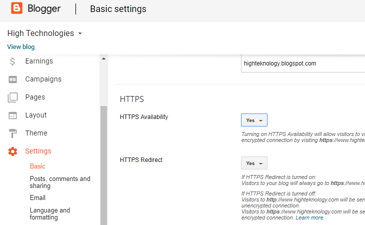 HTTPS Now Officially Available For Blogger Blog On Custom Domains, See How To Enable It - High ...